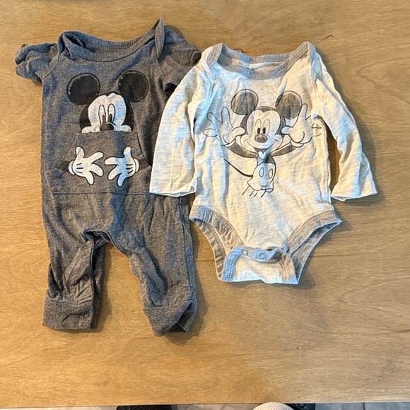 Disney | One Pieces | Disney Mickey Mouse Bodysuit Set | Poshmark